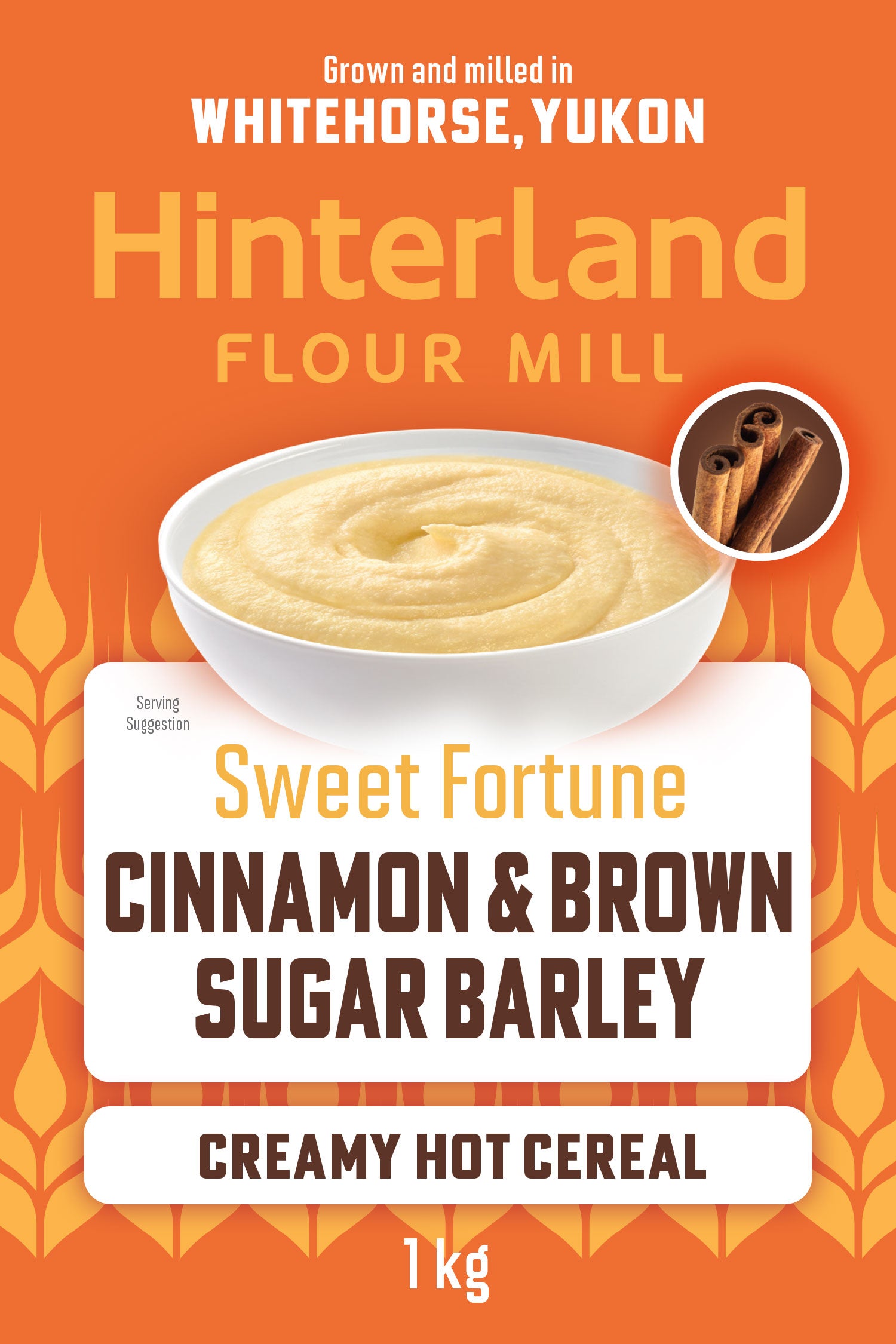 Sweet Fortune Creamy Hot Barley Cereal - Cinnamon Brown Sugar ...